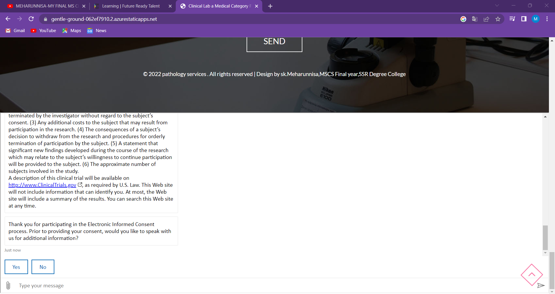 GitHub - meharunnisask/pathology-services