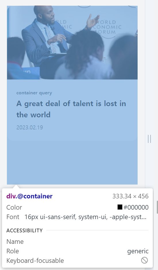 Problem with flex grow not being applied when container query is used · tailwindlabs tailwindcss ...