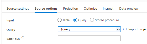 [BUG] Cannot pass in SQL query to DataFlow source from a pipeline parameter · Issue #32911 ...