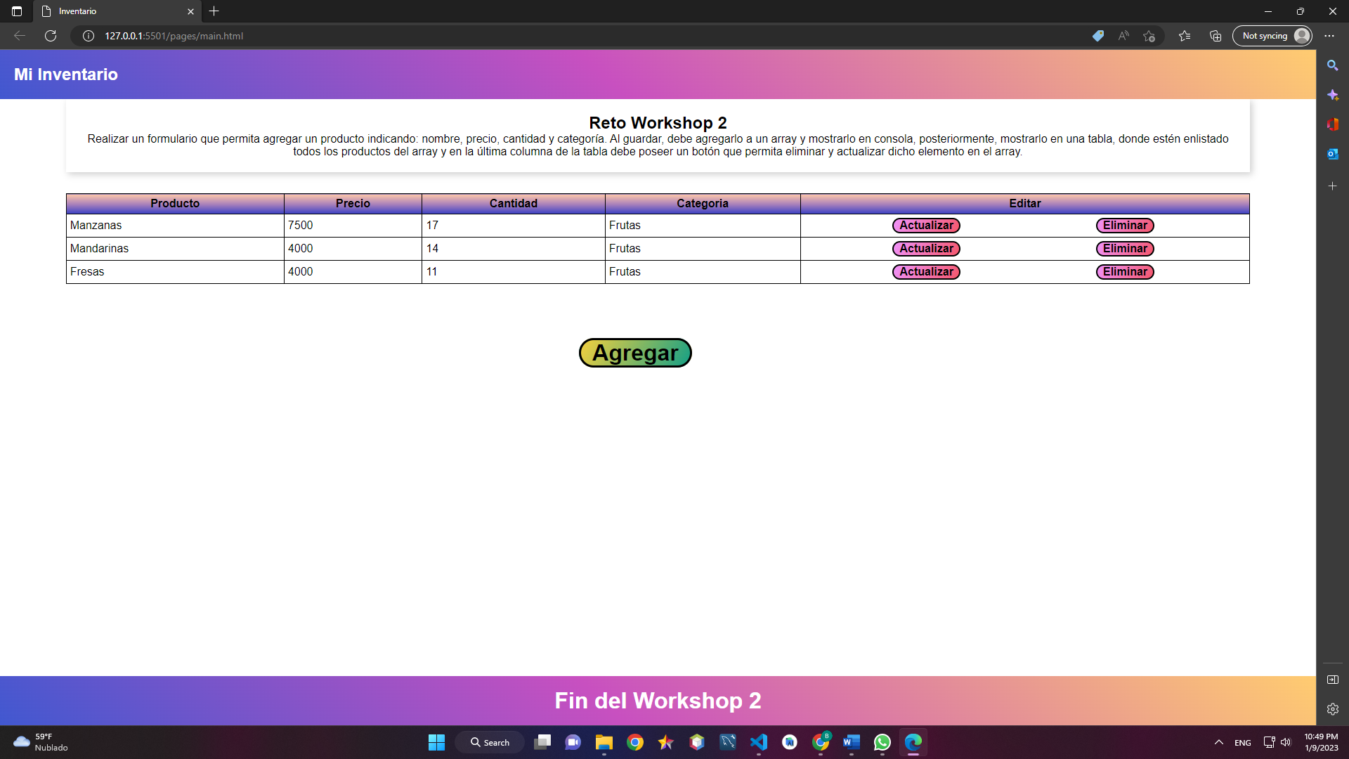 Workshop 2 · Issue #43 · MAKAIABootcamp/fundamentos-back1 · GitHub