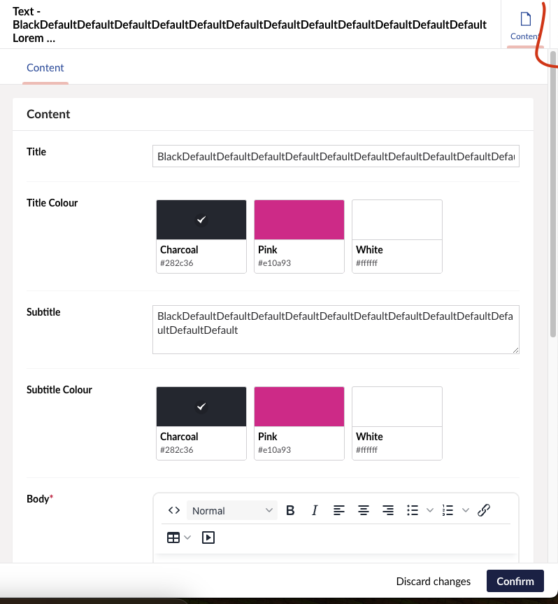 Long Strings Issue In Umbraco Backoffice · Issue 15011 · Umbracoumbraco Cms · Github