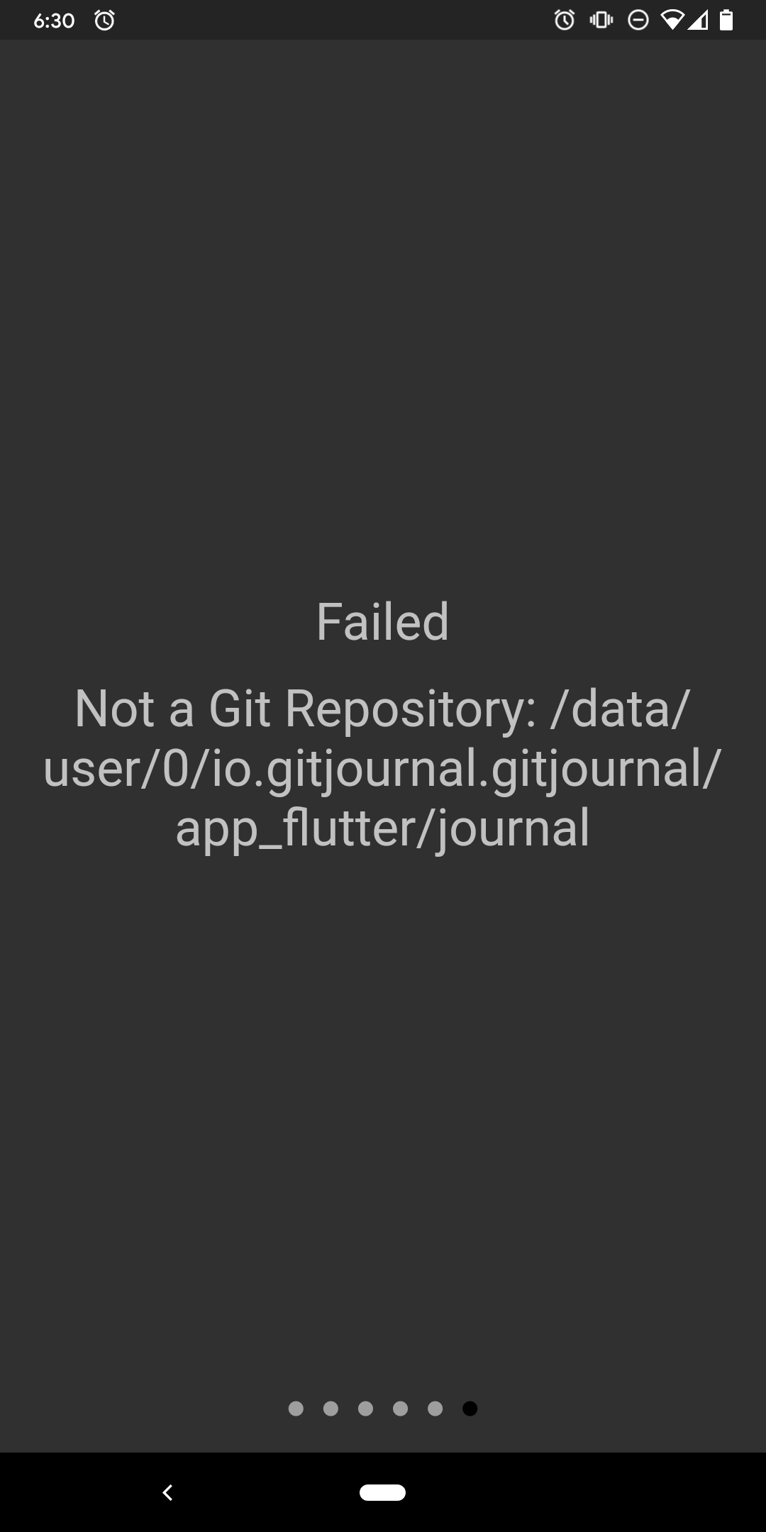 Error: "Not a Git Repository" when setting up Git Host · Issue #347 · GitJournal/GitJournal · GitHub