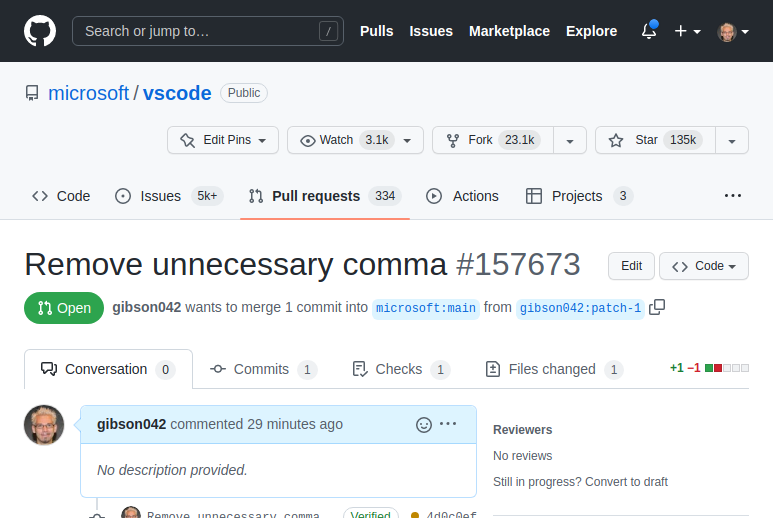 github.dev Create Pull Request action uses the entire commit message as a title · Issue #226 ...