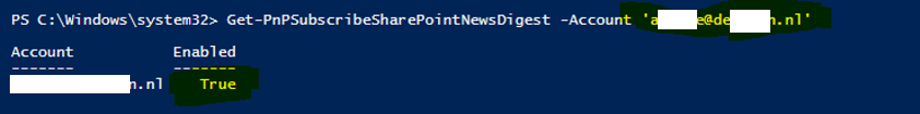Get-PnPSubscribeSharePointNewsDigest sometimes returns an error · Issue #2659 · pnp/powershell ...