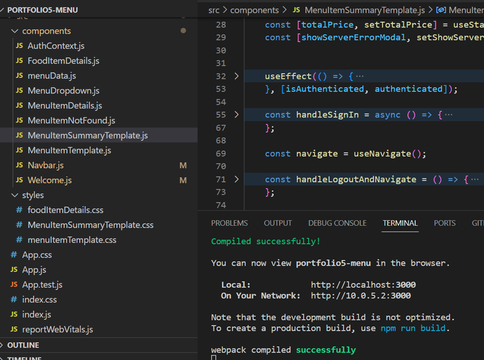 GitHub - SvenLoevgren/portfolio5-menu: booking-menu-with-react