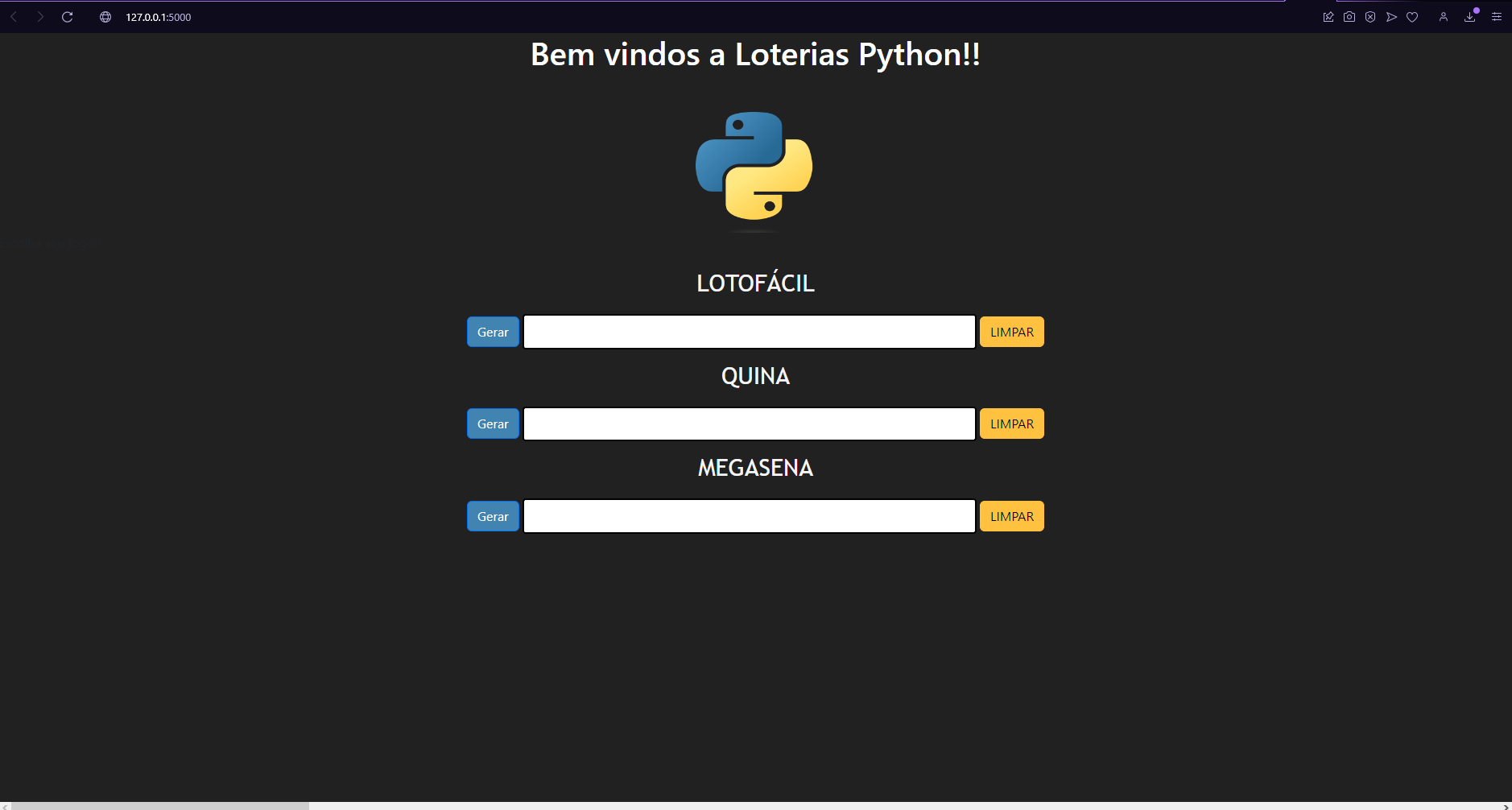 GitHub - Kinnslayer/projeto-loteria