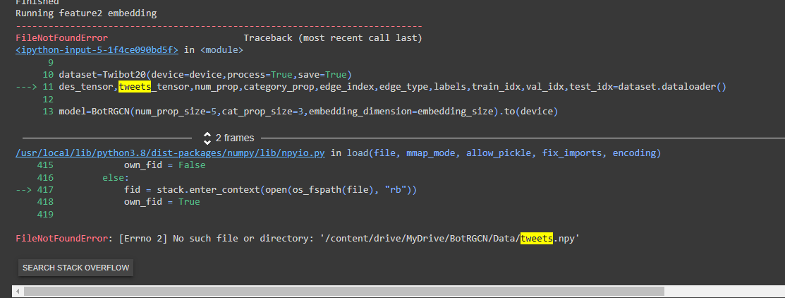 Request for pre-trained model · Issue #4 · BunsenFeng/BotRGCN · GitHub
