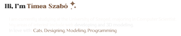 timeaszabo1217 (Tímea Szabó) · GitHub