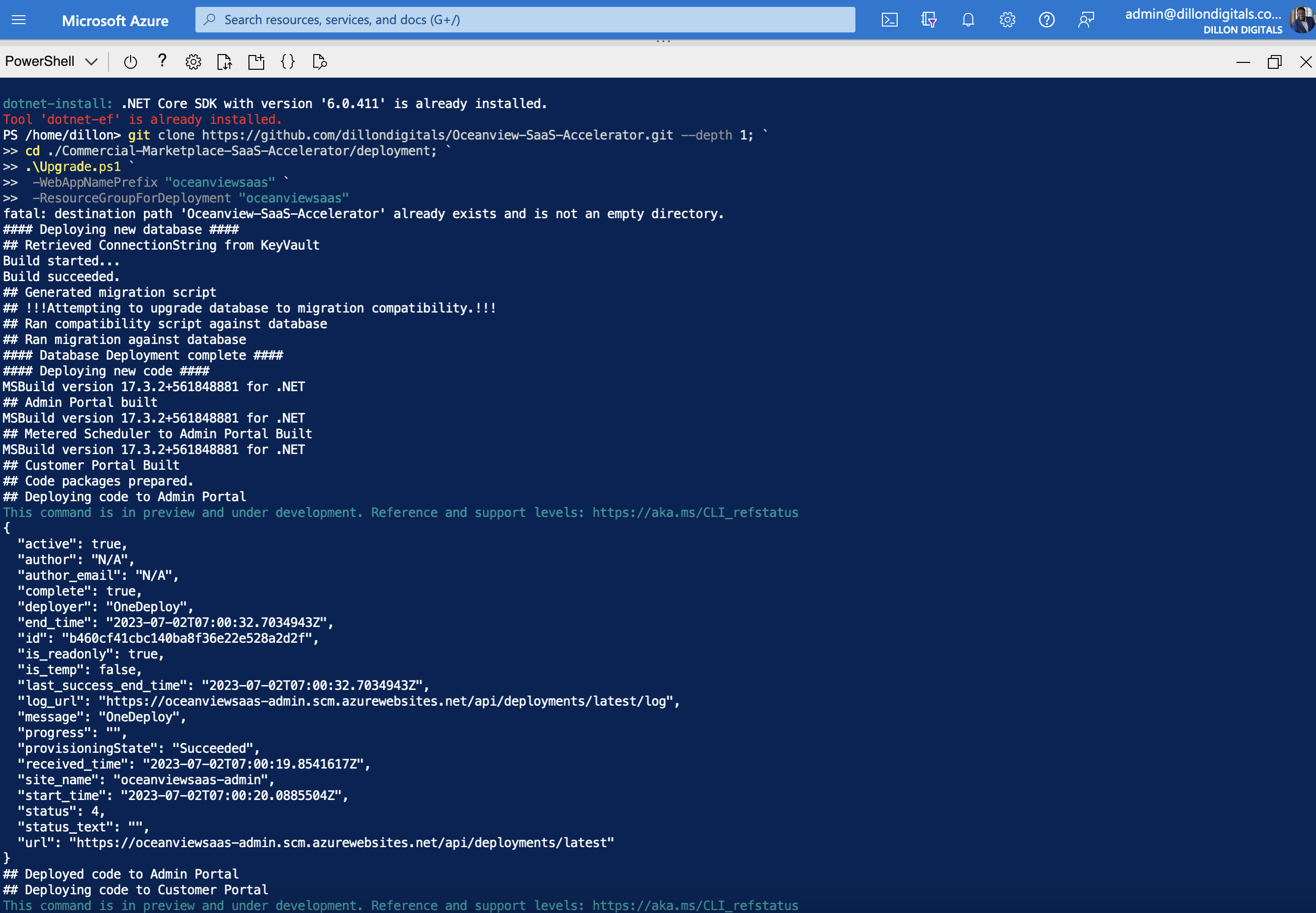Customer Site/Landing Page will not update · Issue #525 · Azure/Commercial-Marketplace-SaaS ...