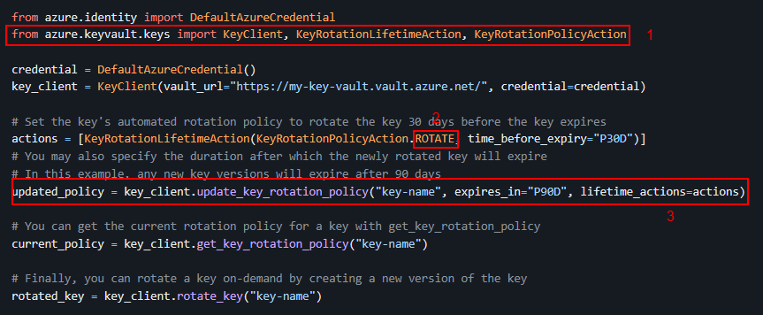 Key Vault - Keys Readme Issue · Issue #30033 · Azure/azure-sdk-for-python · GitHub