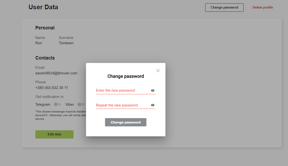 [UBS_Prod. User_Data] User can't change his/her password · Issue #5667 · ita-social-projects ...