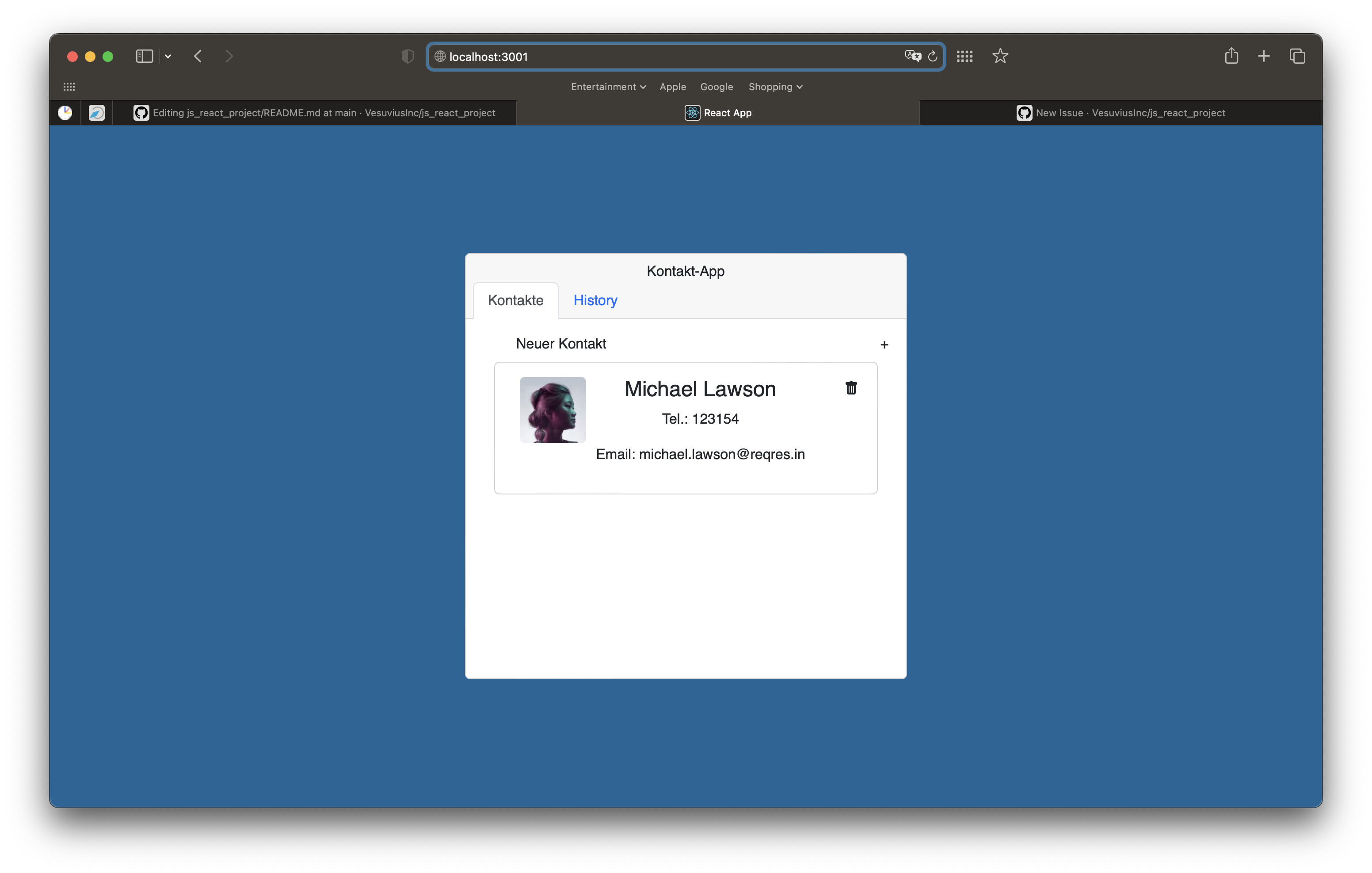 GitHub - VesuviusInc/js_react_project
