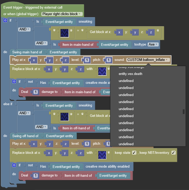 Undefined Sounds · Issue #265 · MCreator/MCreator · GitHub