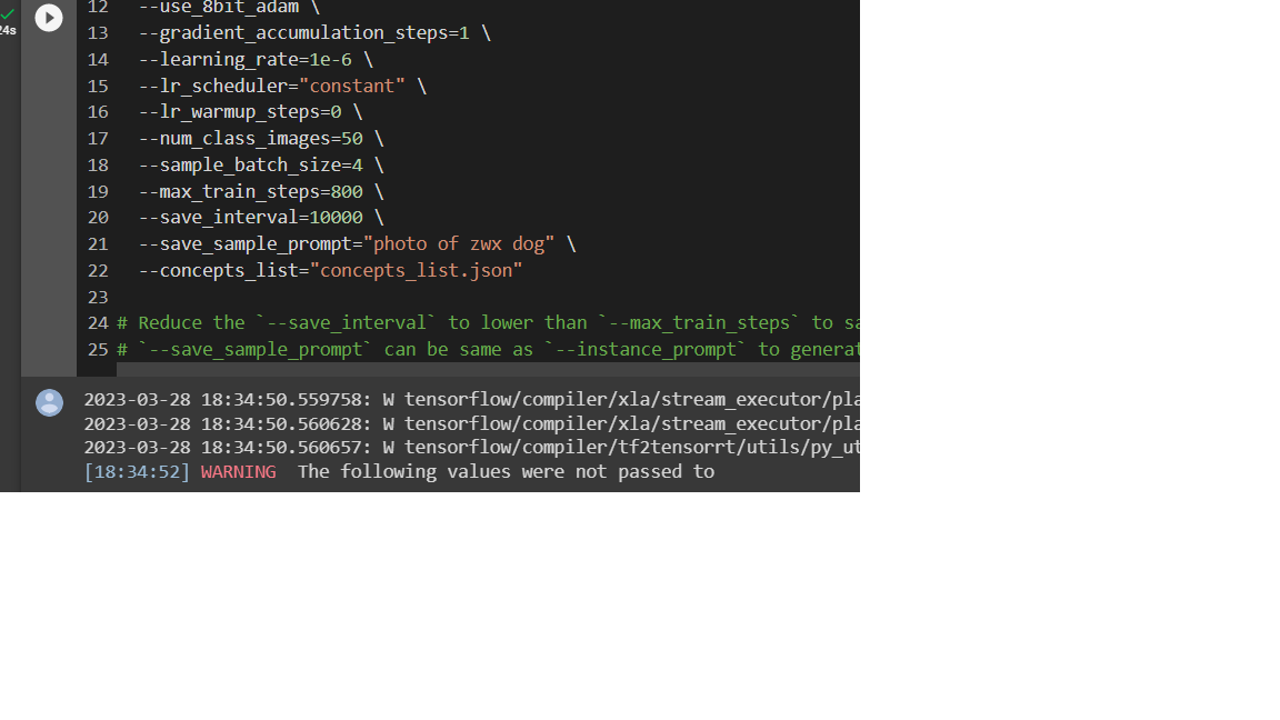 Dreambooth won't start: [00:51:51] WARNING The following values were not passed to · Issue #2821 ...