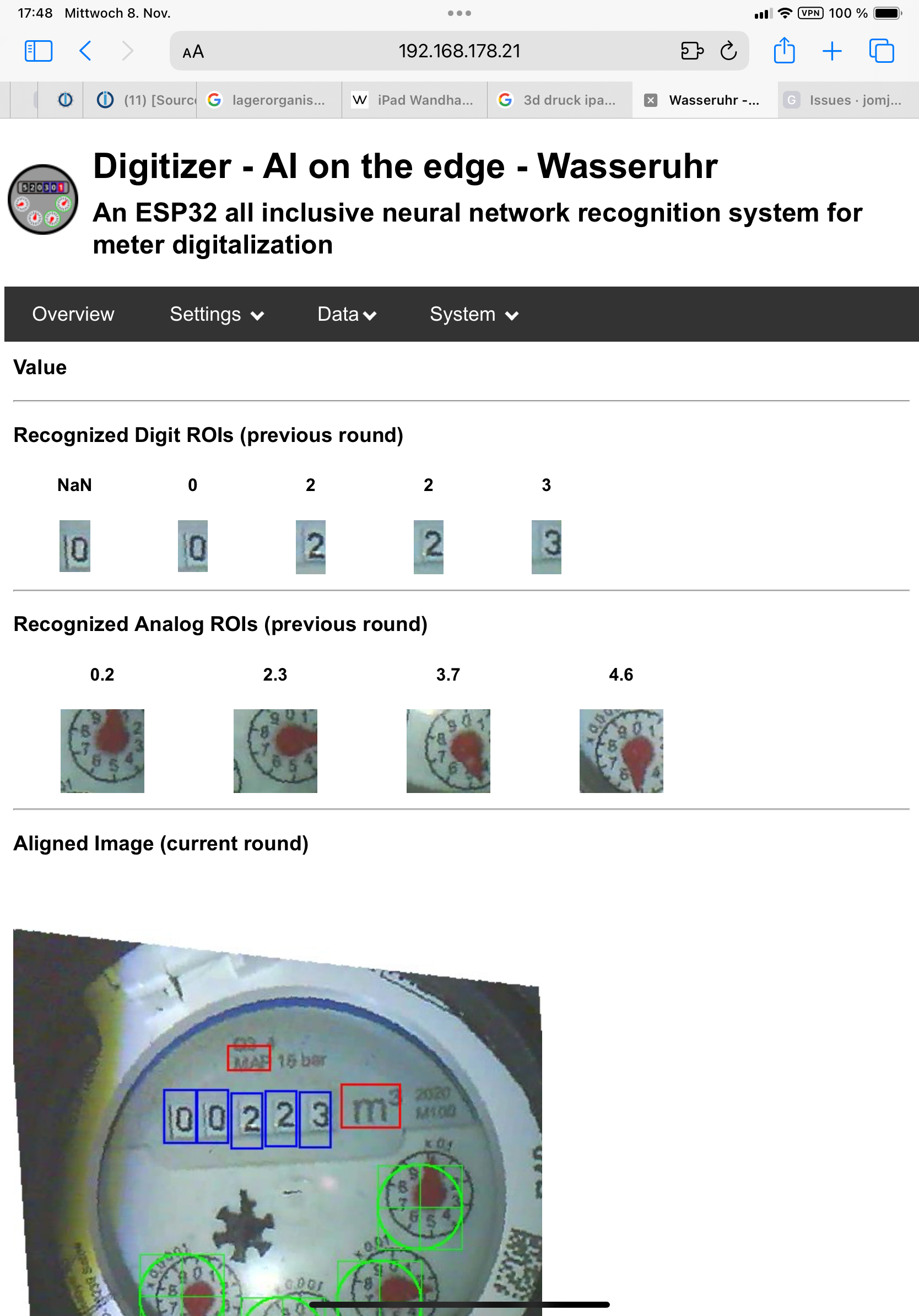 Wieder Und Wieder Falsche Werte · Issue 2686 · Jomjolai On The Edge Device · Github 
