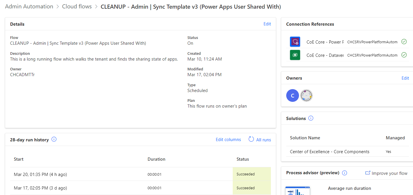 Issues with flow CLEANUP - Admin | Sync Template v3 (Power Apps User Shared With) · Issue #5026 ...