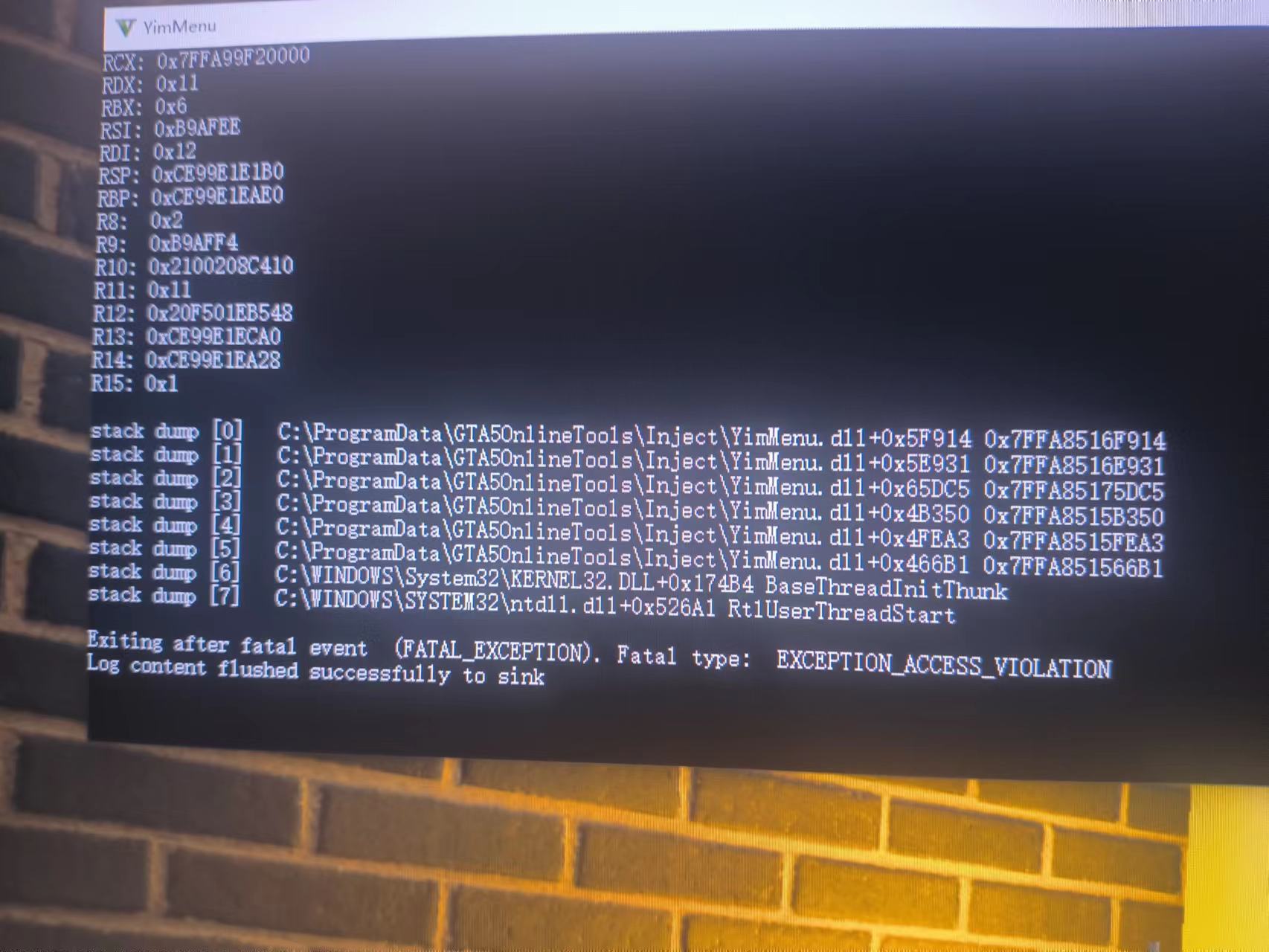 Bug Crash After Waiting For Socialclubdll · Issue 662 · Yimmenu 