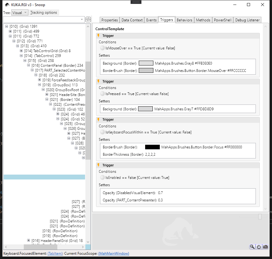 Button PreviewMouseLeftButtonDown EventTrigger · Issue #4137 · MahApps/MahApps.Metro · GitHub