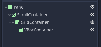 [3.2.3] Godot grid container margin option not working properly (values are not getting saved ...