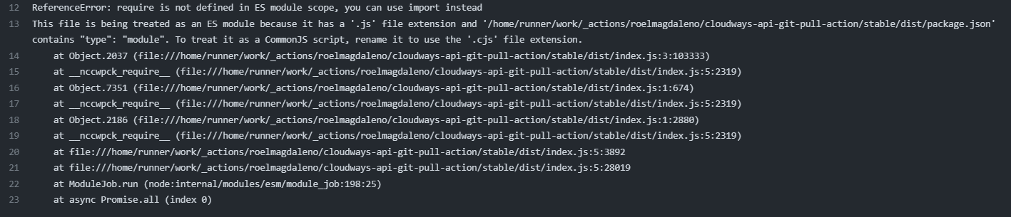 Have a problem · Issue #4 · roelmagdaleno/cloudways-api-git-pull-action · GitHub
