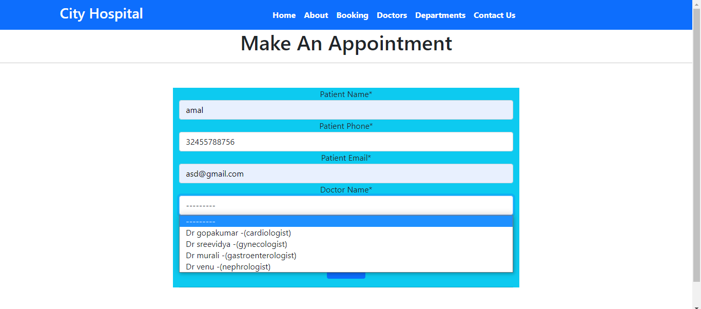 GitHub - amalrajkavumpoyil/hospital