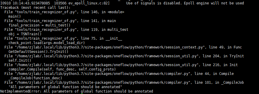 NotImplementedError: All parameters of global function should be annotated · Issue #3547 ...