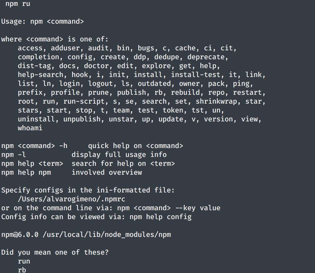 Feature Request: Show suggestions when `npm run script` can't find `script` · Issue #20858 · npm ...