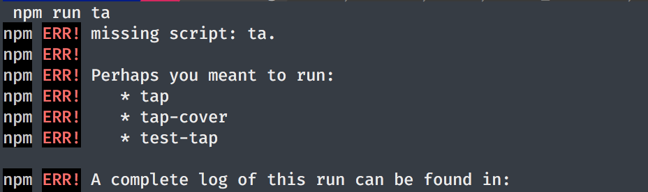 Feature Request: Show suggestions when `npm run script` can't find `script` · Issue #20858 · npm ...