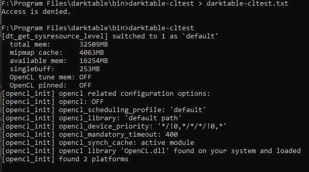 Access Violation in module OpenCL.dll · Issue #13099 · darktable-org/darktable · GitHub