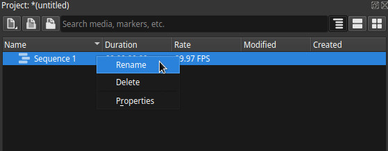[UI] Duplicate project right click menu item in project browser · Issue #2039 · olive-editor ...
