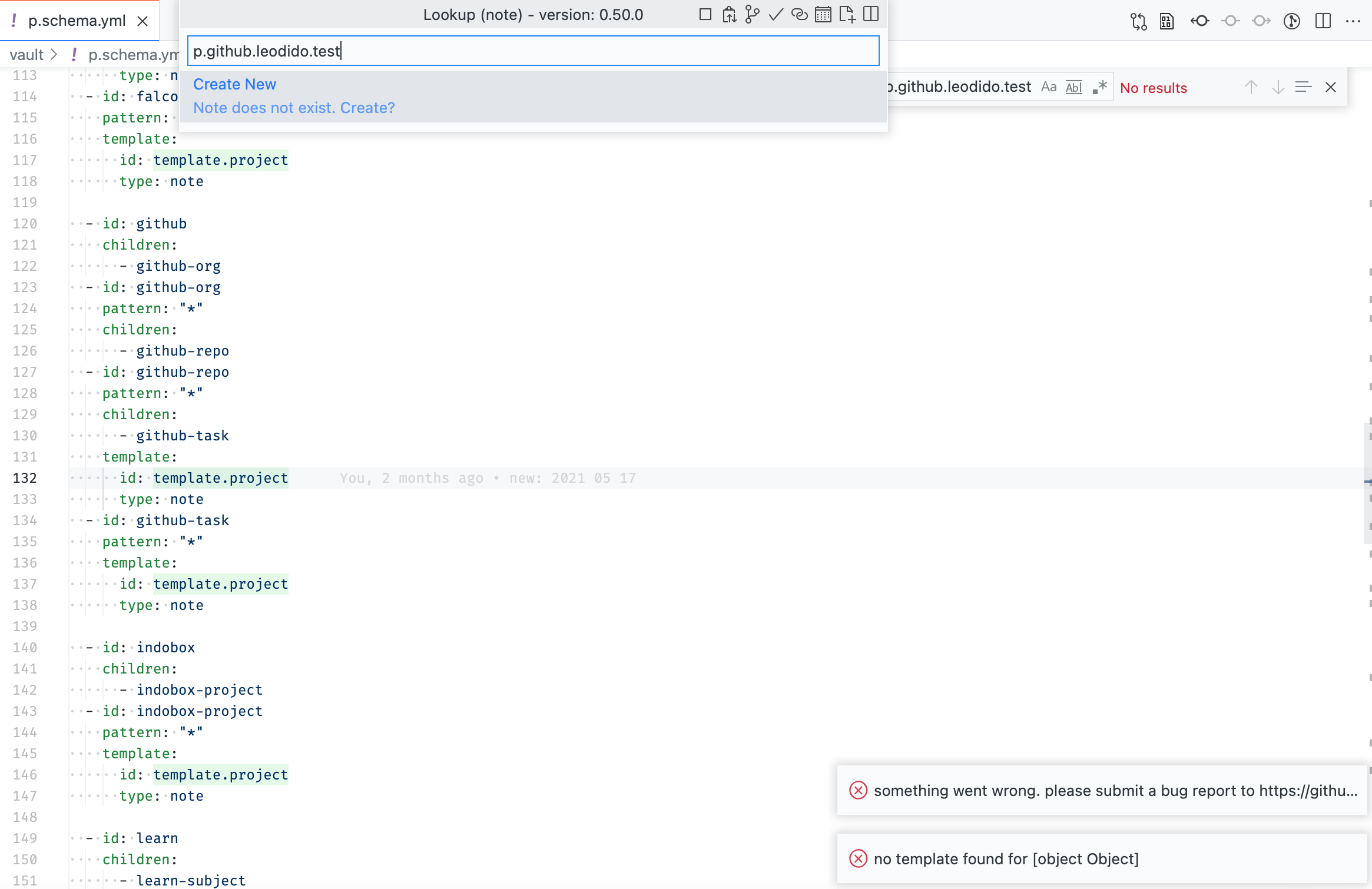 Getting Error No Template Found For Object Object While Creating A New Note · Issue 987