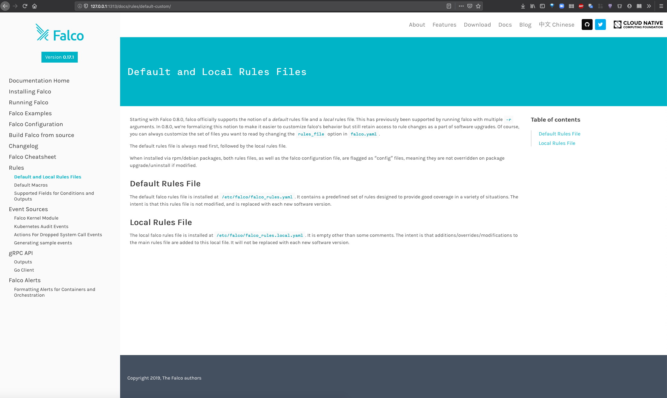 Footer not sticky · Issue #86 · falcosecurity/falco-website · GitHub