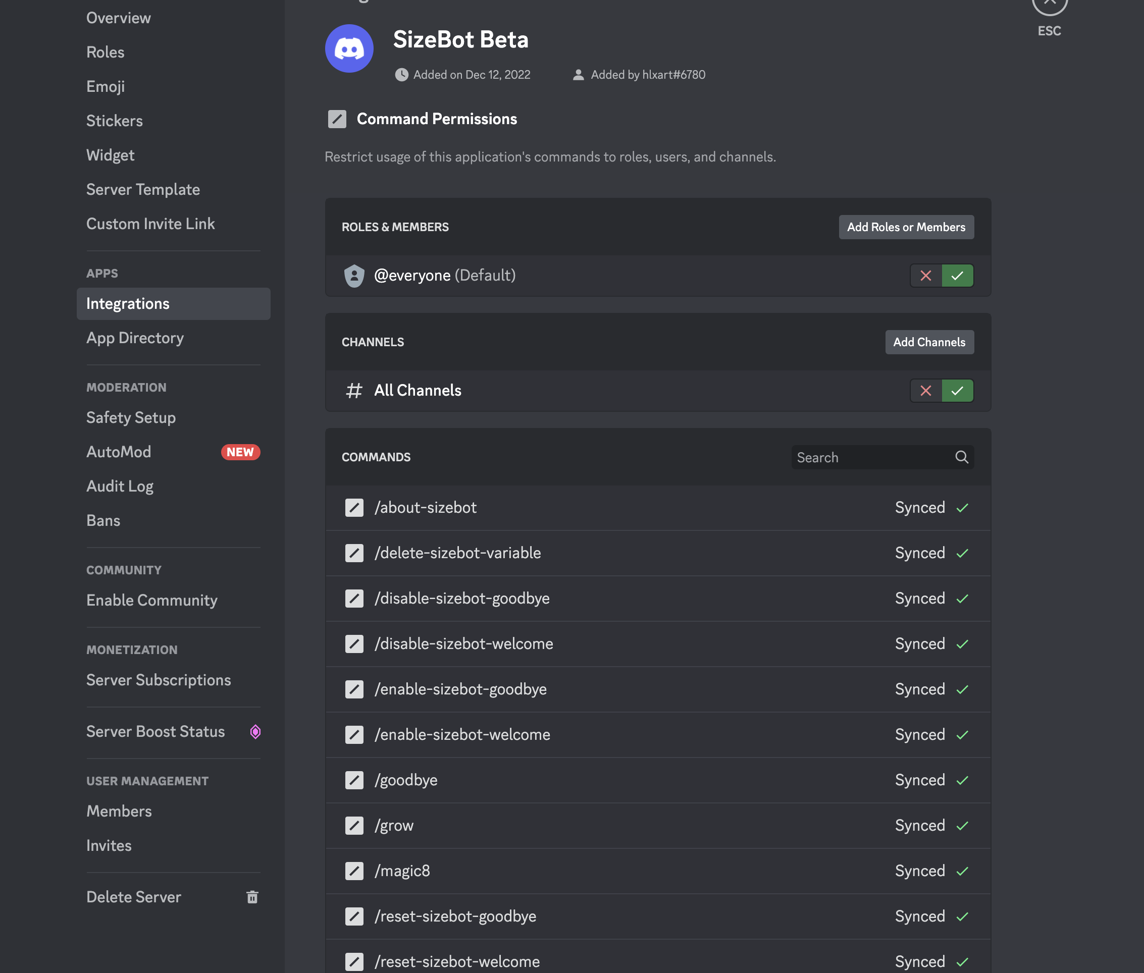 GitHub - jasper-mint/sizebot