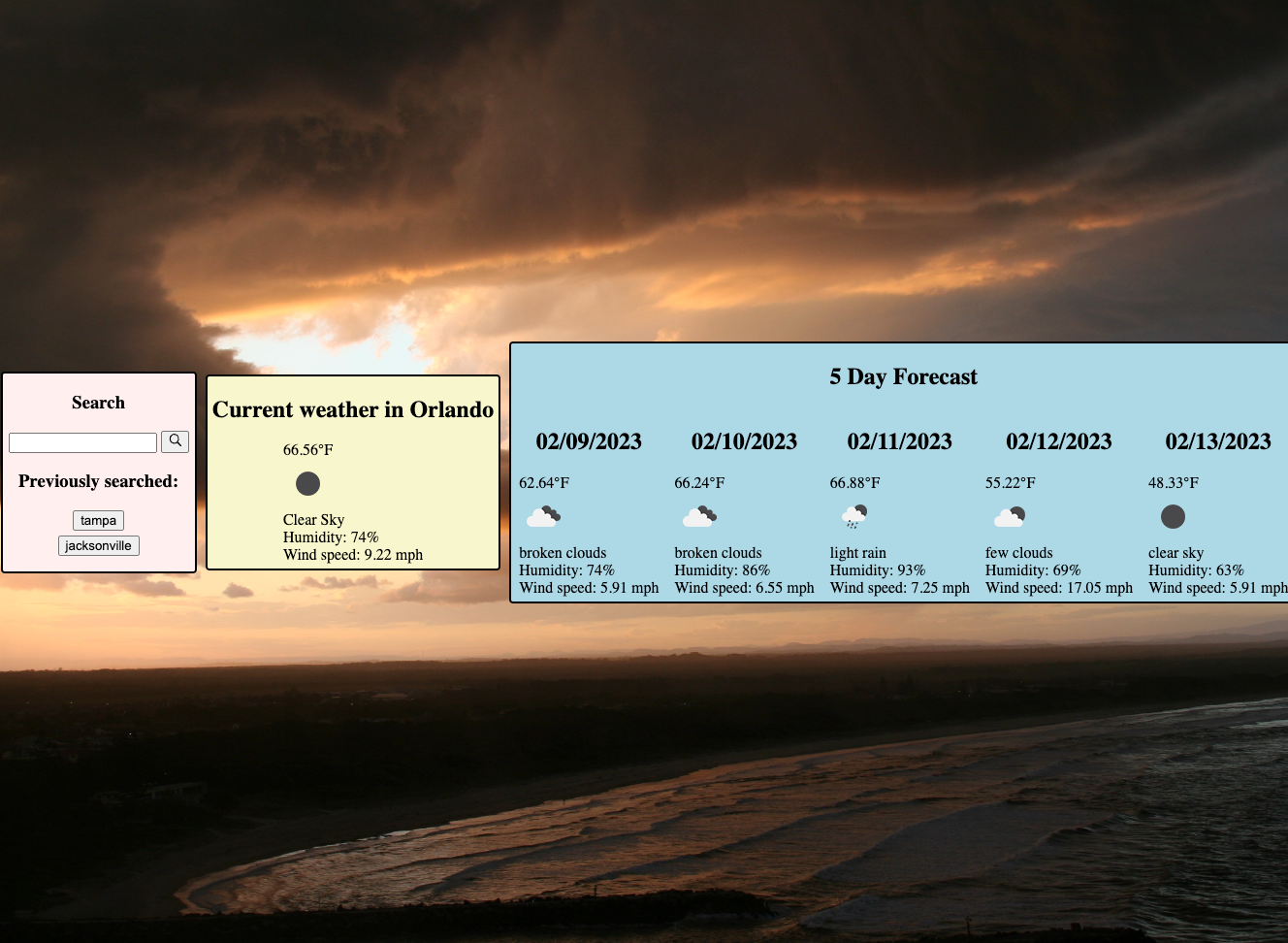 GitHub - Brusomaroff/weatherForecast