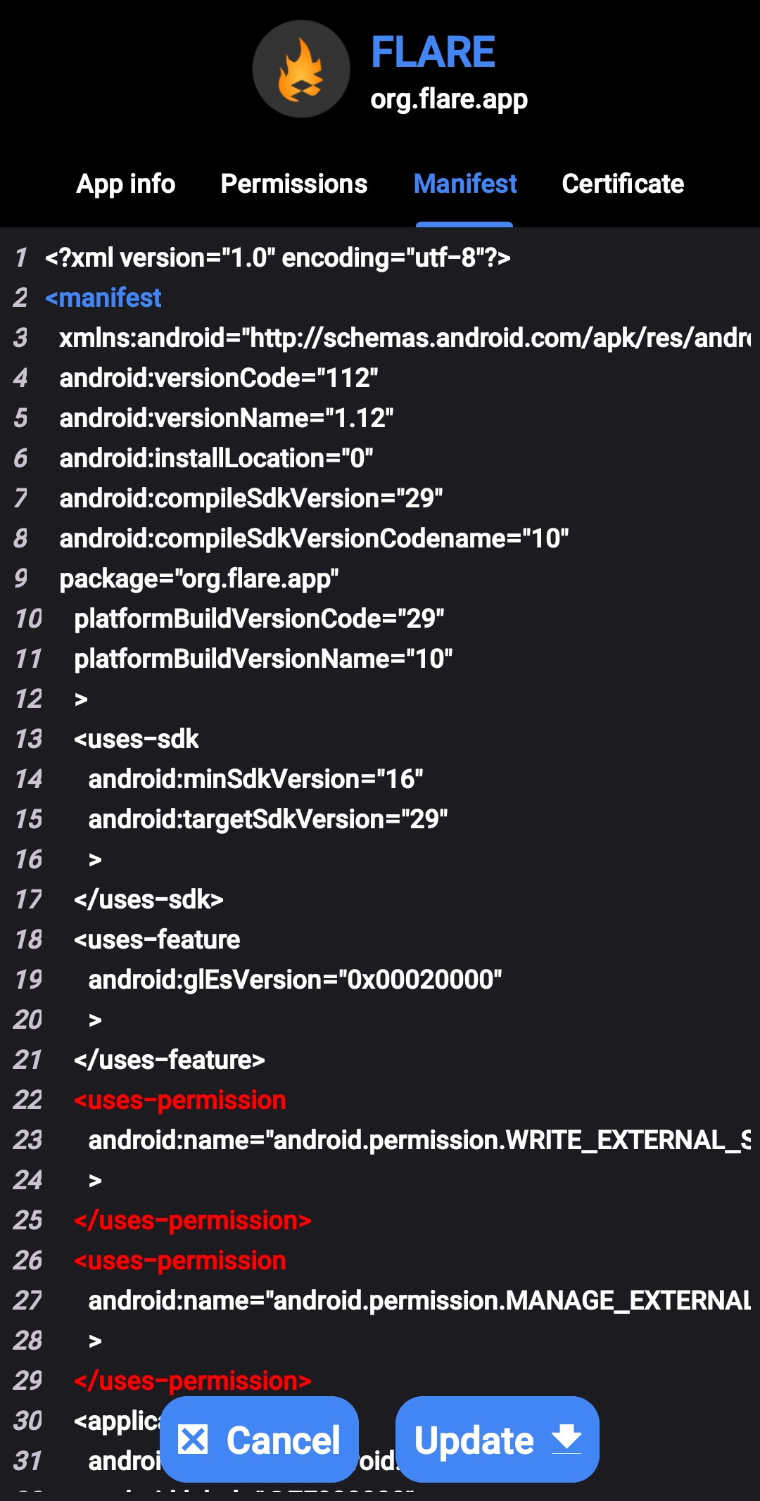 Android Flare Engine v1.14 APK showing as version 1.12 · Issue #1874 · flareteam/flare-engine ...