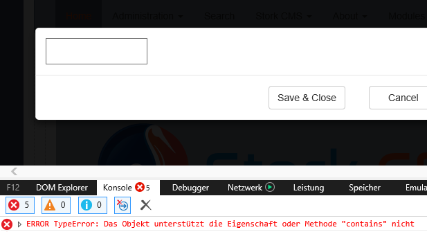 ERROR TypeError: Object doesn't support property or method 'contains' · Issue #180 · yabab-dev ...