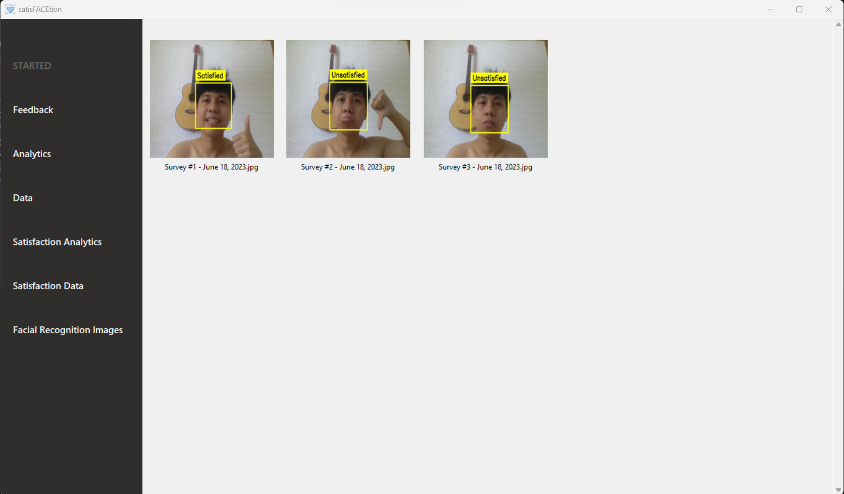 GitHub - DarwinCamahalan/satis-face-tion: A Facial Recognition Project that determines customer ...