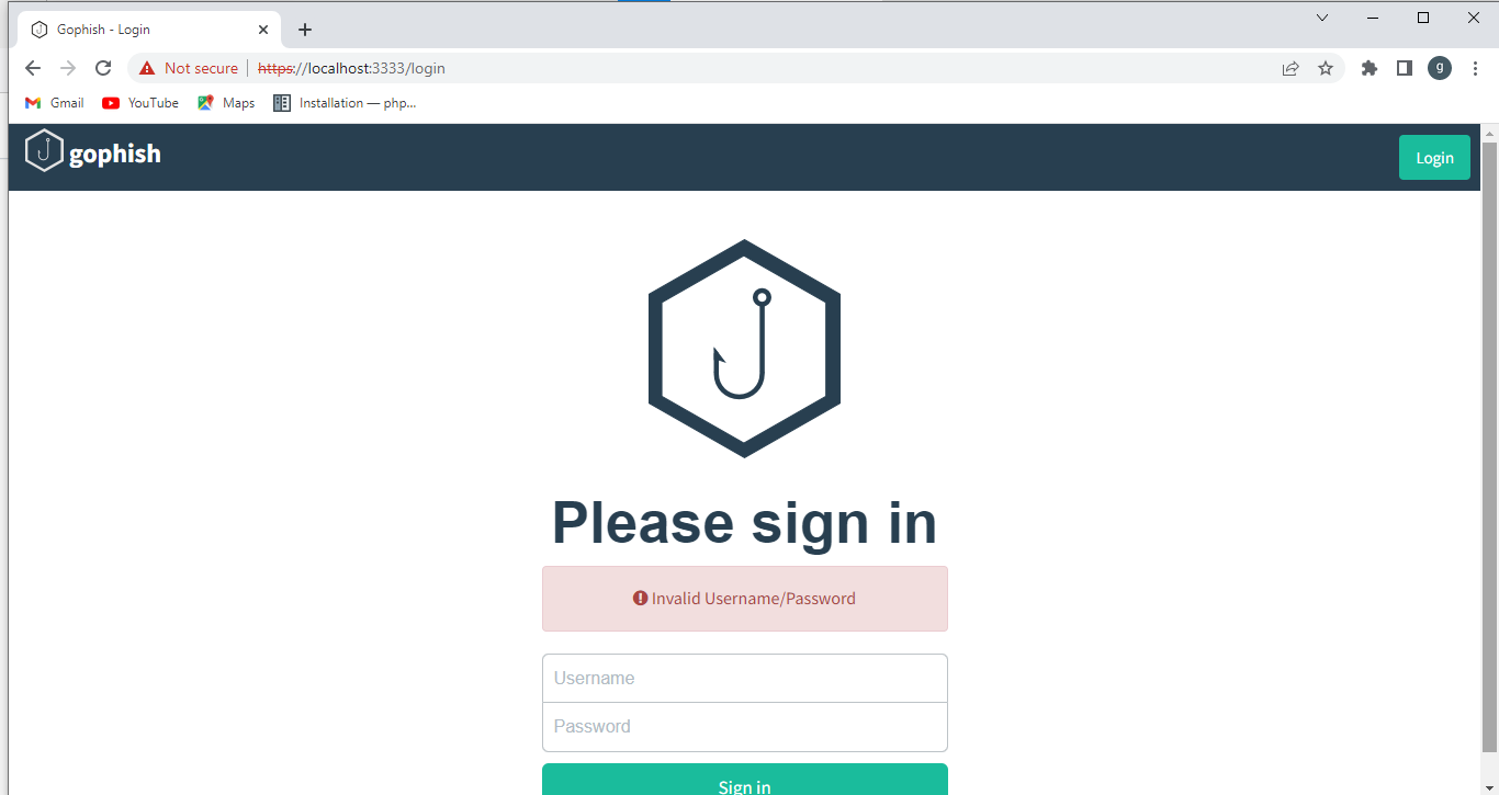 CANT LOGIN AS NEW USER · Issue #2706 · gophish/gophish · GitHub