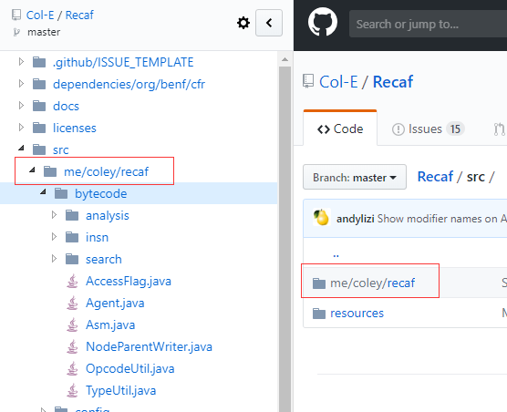 Support 'Compact Middle Packages' mode in file tree · Issue #92 · Col-E/Recaf · GitHub