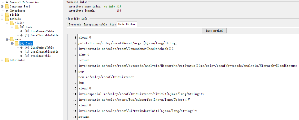 Efficiency Improvements · Issue #116 · Col-E/Recaf · GitHub