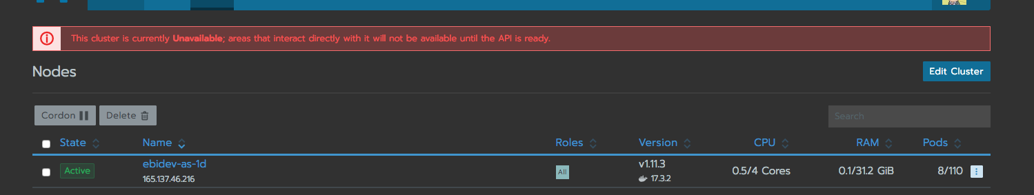 Local cluster stuck on waiting for cluster agent to connect · Issue ...
