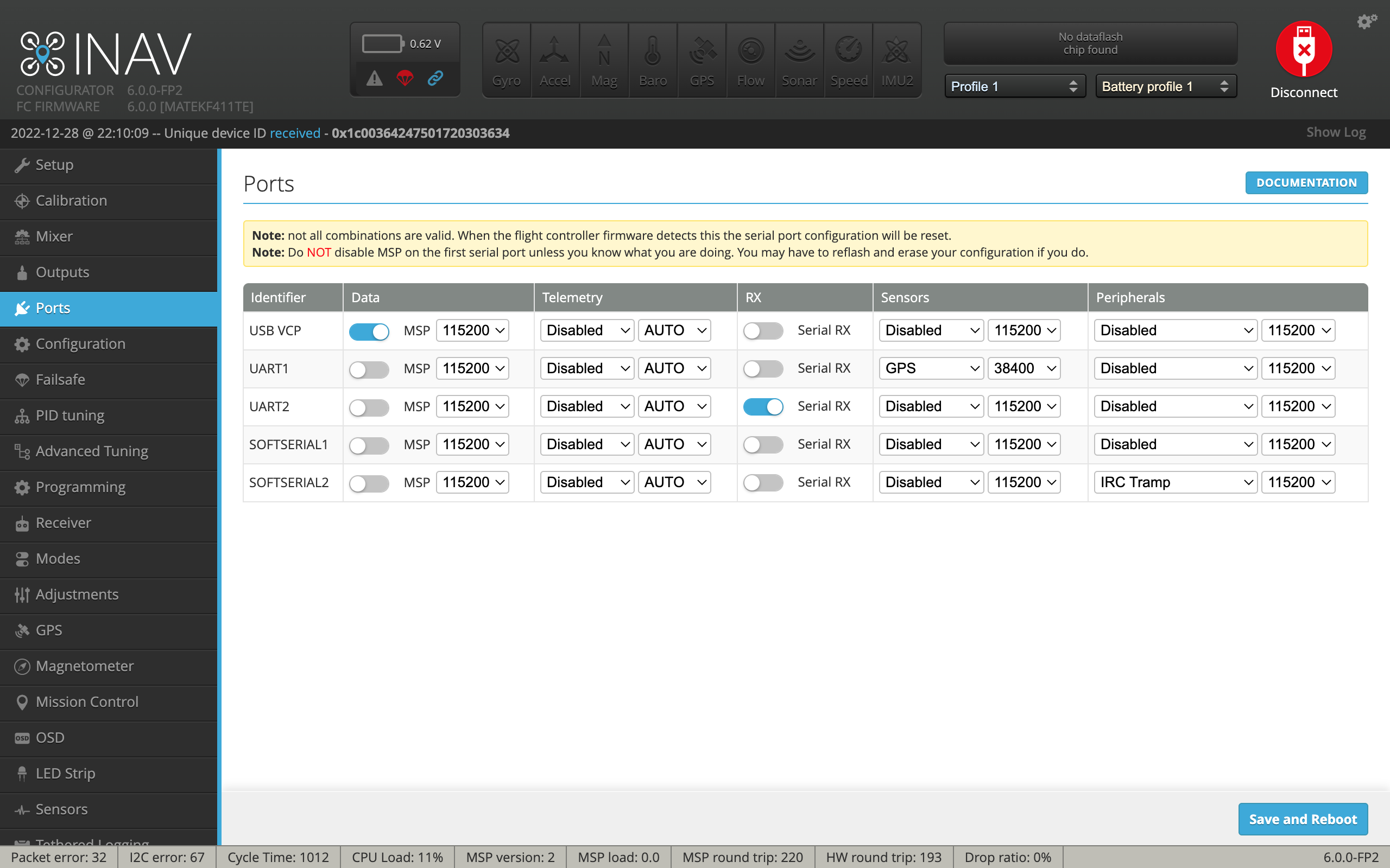 Probleme Raper extrem Foxeer Inav · Issue #8647 · iNavFlight/inav · GitHub