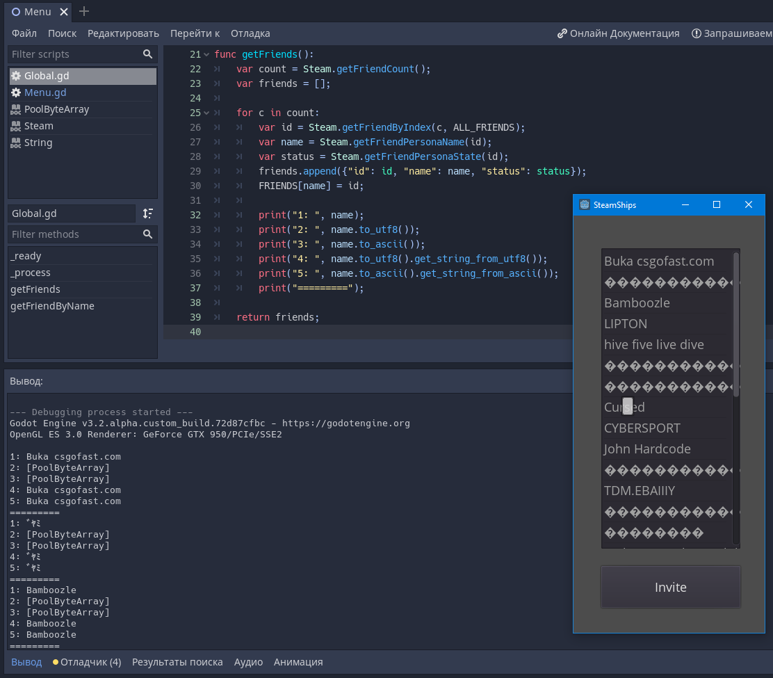 Charset for Russian language · GodotSteam GodotSteam · Discussion #747 · GitHub