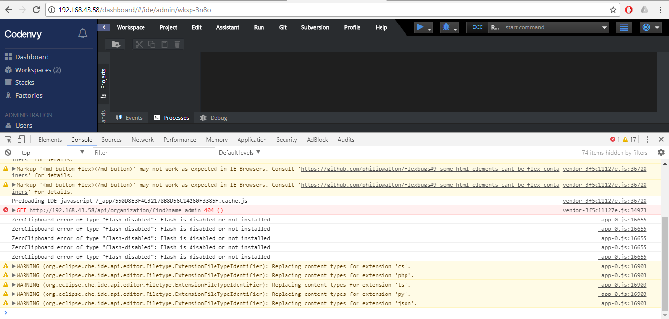 can't properly install codenvy in ubuntu server websocket cant be established · Issue #2431 ...