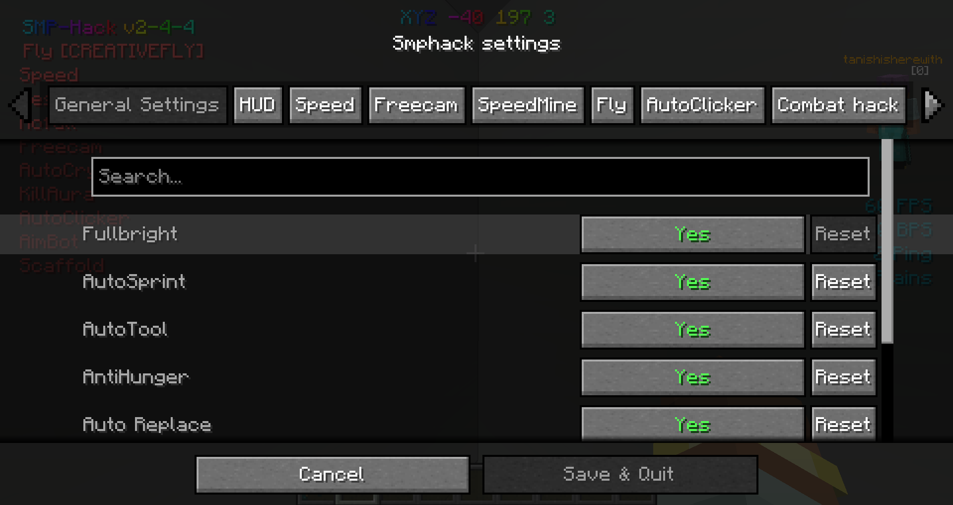 GitHub - tanishisherewithhh/Smp-hack: This is a hack client for small servers and SMP (Small)