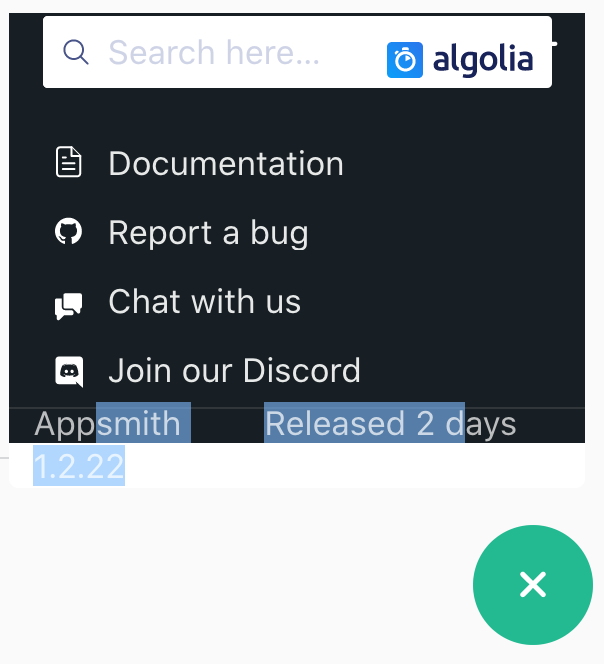 [Bug] Appsmith version doesn't show up · Issue #1544 · appsmithorg/appsmith · GitHub