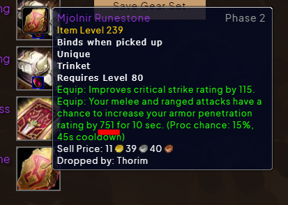 Mjolnir Runestone Proc is Incorrect · Issue #2093 · wowsims/wotlk · GitHub