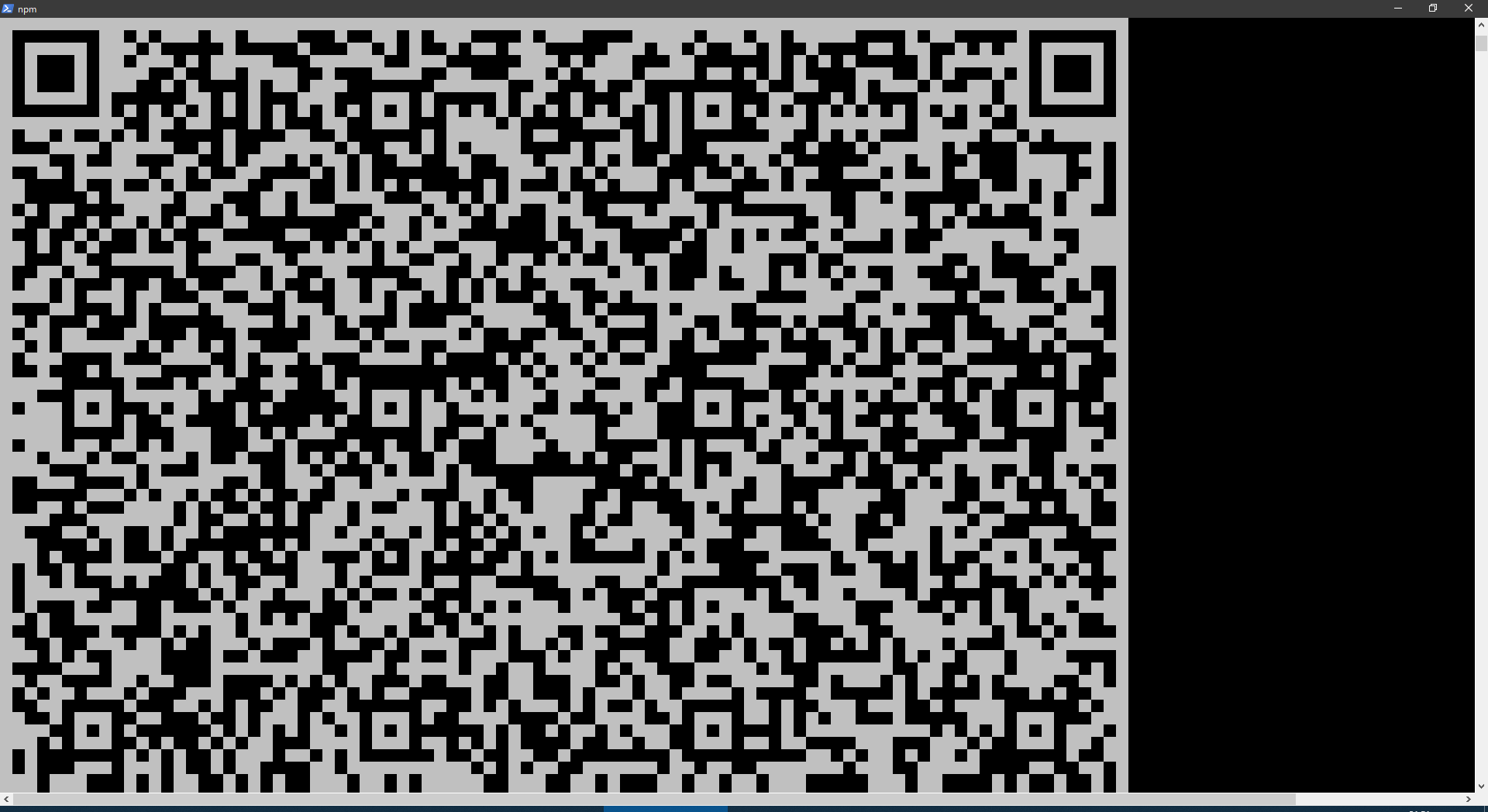 too large to scan in terminal · Issue #271 · soldair/node-qrcode · GitHub