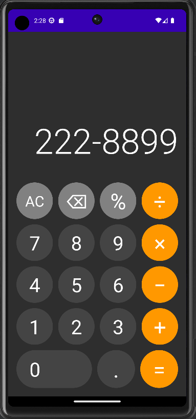 GitHub - BrianVianaC7/Calculator_Compose: Mobile App calculator using ...