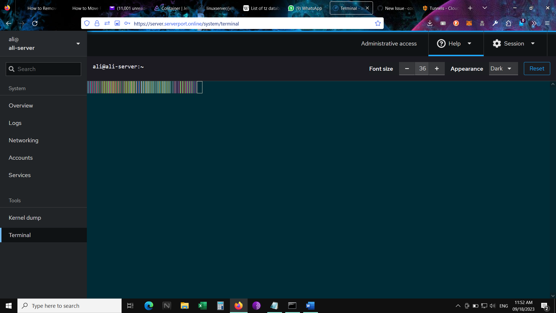 Display Error In Cockpit Terminal · Issue 19345 · Cockpit Projectcockpit · Github 0127